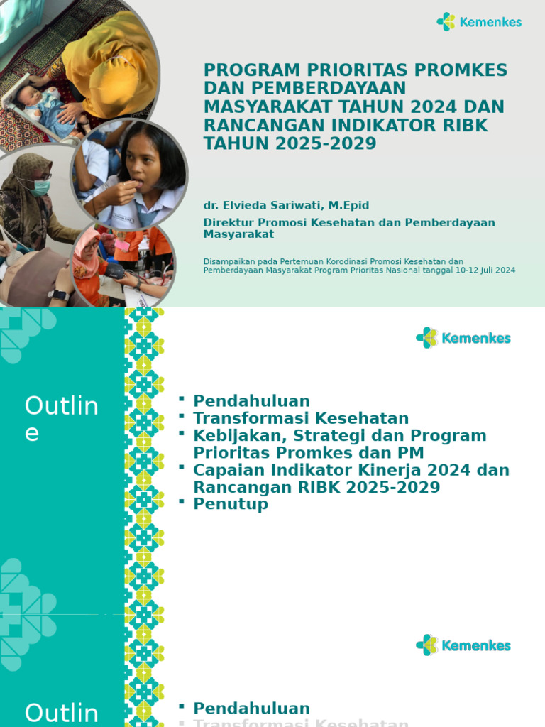 v15 Program Prioritas Promkes Dan Pemberdayaan Masyarakat Tahun 2024 ...