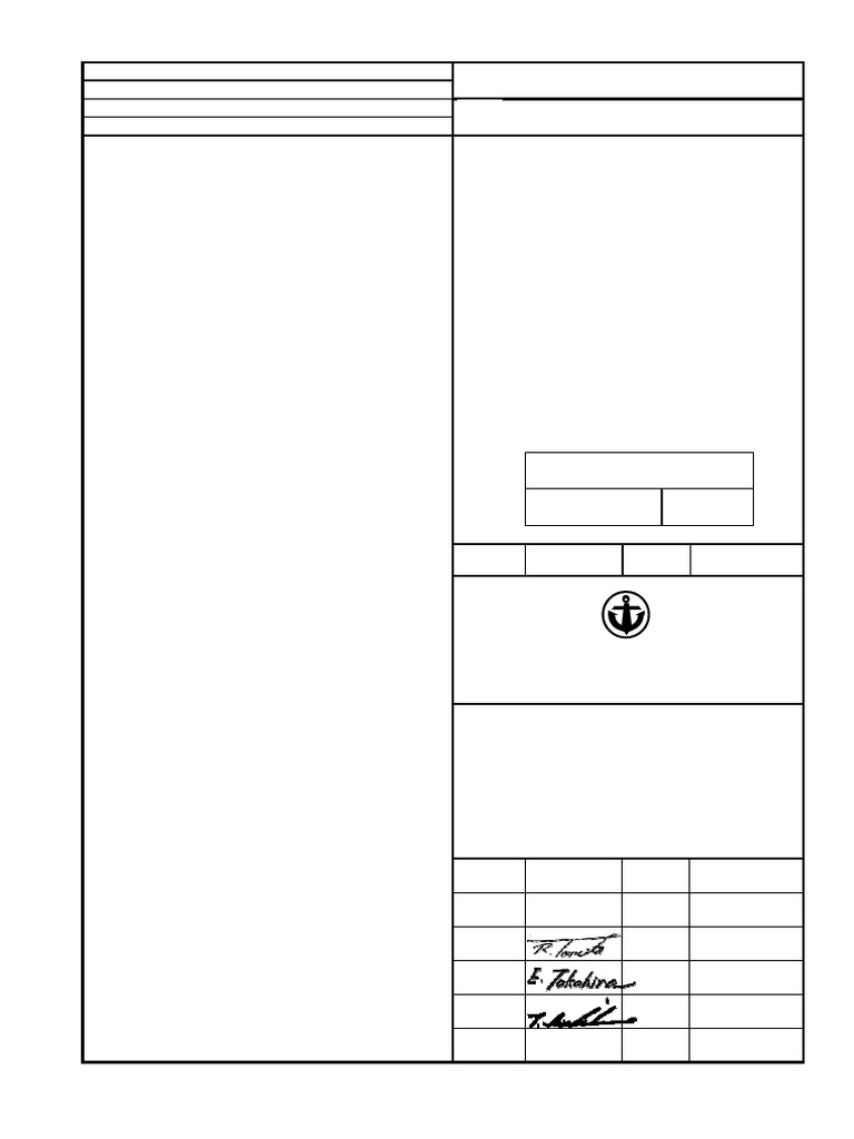 E3-03 Arrangement of Electric Echo Sounder and Electro Magnetic Log ...