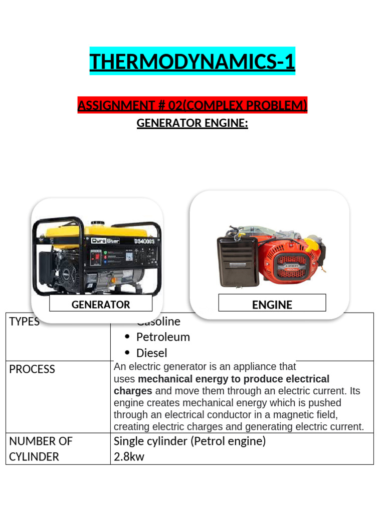 A02-Complex Problem | PDF | Engines | Internal Combustion Engine