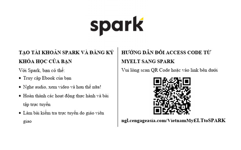 QR Code MyELT To SPARK v1.6 | PDF