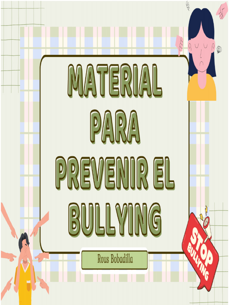 Material para Prevenir El Bullying | PDF
