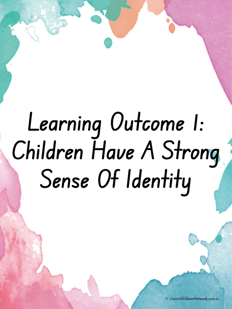 EYLF Outcomes Posters 1 2 | PDF