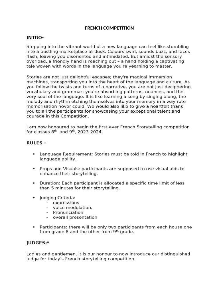 French Comp Script | PDF | Human Communication | Linguistics