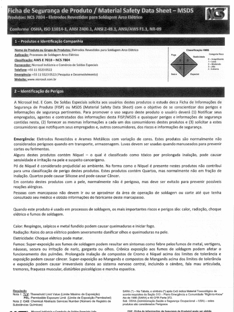 Fispq e Aprovacao Eletrodo | PDF