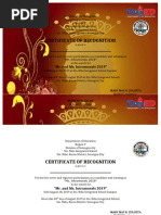 Intrams Certificate | PDF | Philippines | Schools