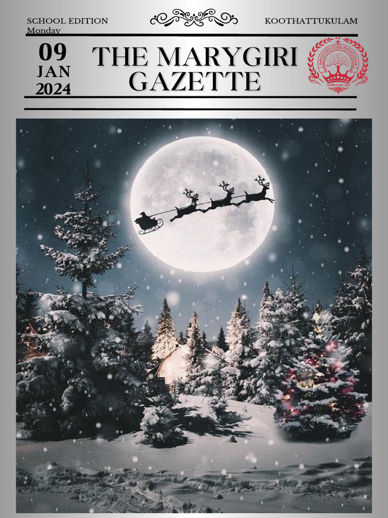 Marygiri Gazette-New Year Edition | PDF | Traditions | December Observances