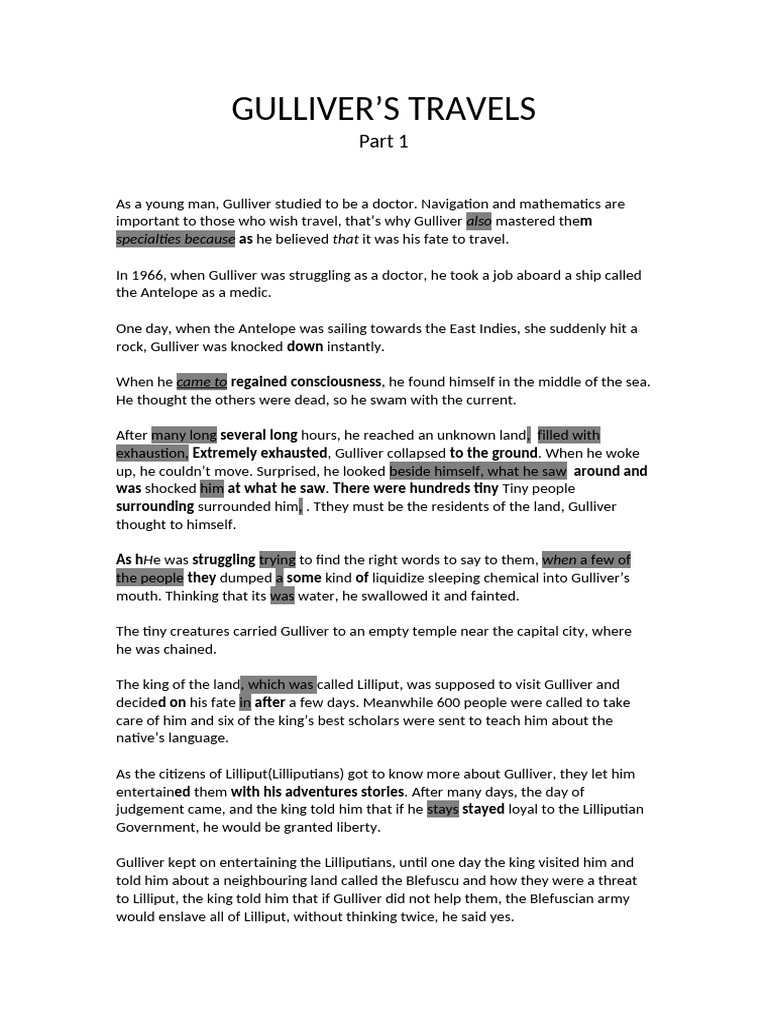 Gulliver's Travels | PDF