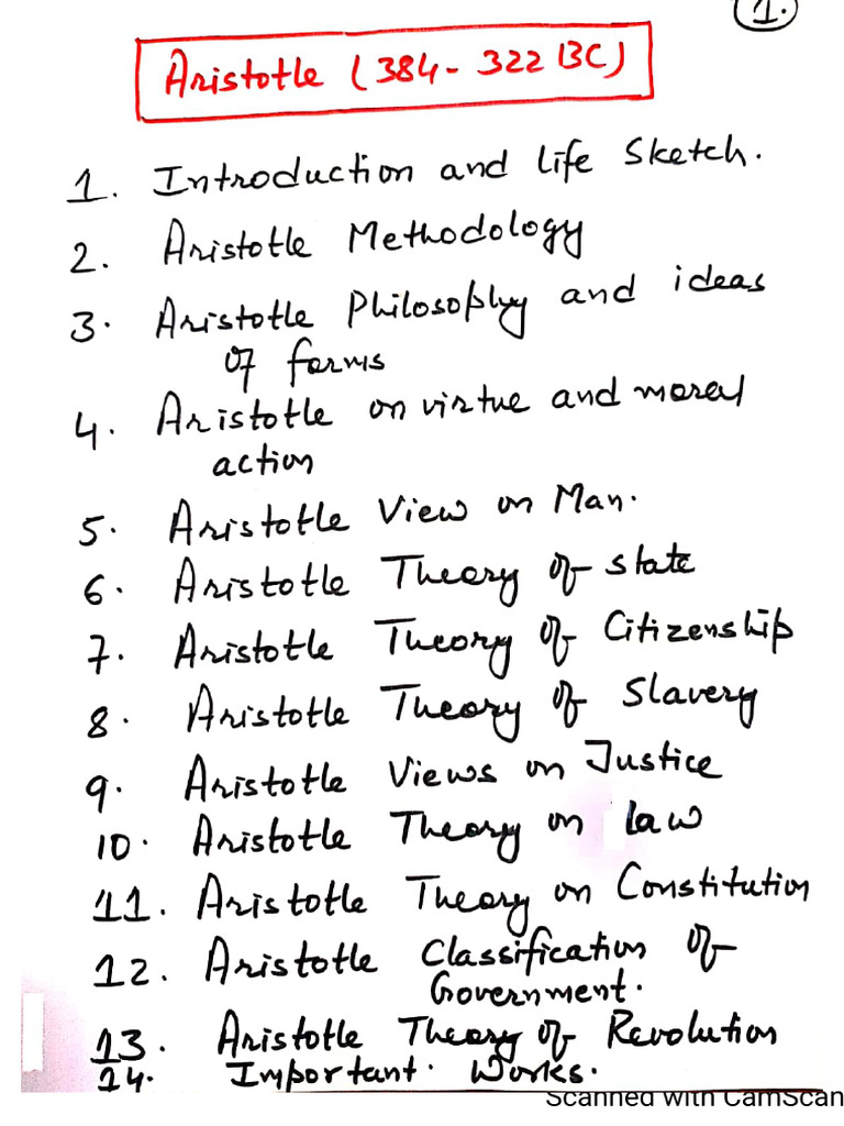 Aristotle | PDF