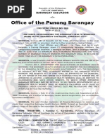 Executive Order No. 013 S. 2023 - REORGANIZATION OF THE BARANGAY ...