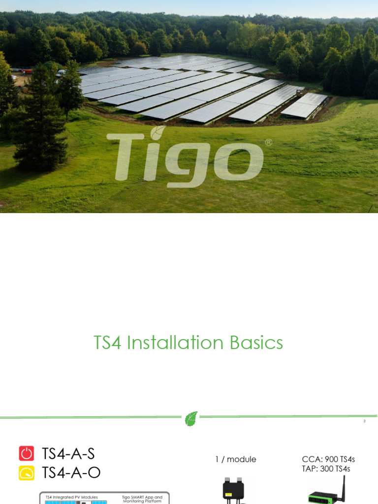 Tigo Intro Part2 Install and Commission DM v3.0 TS4-A-O S | PDF | Wi Fi ...