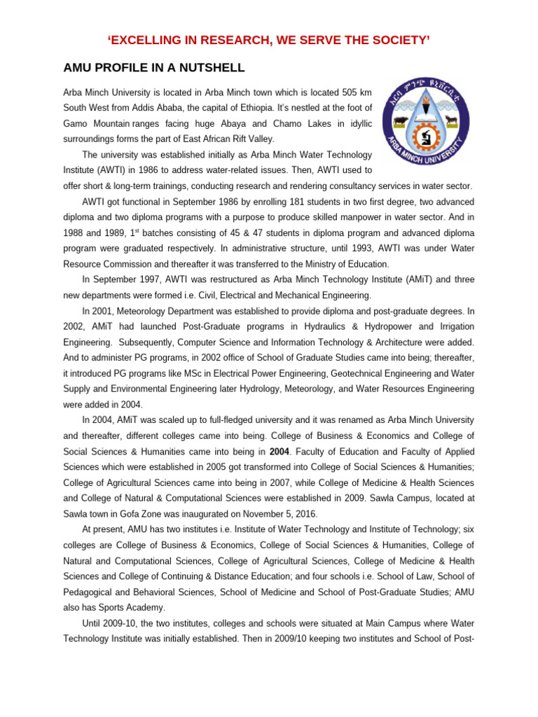 Amu Profile 2021 - Revised | PDF | Engineering | Physics