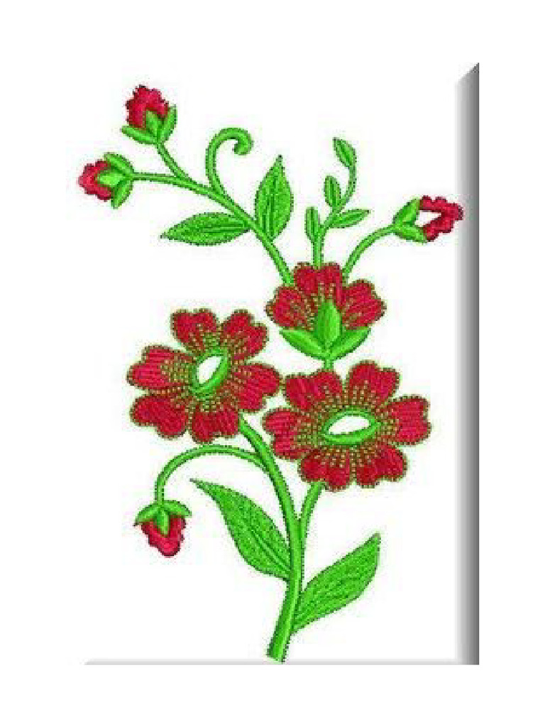 Gambar Bunga Sulam | PDF