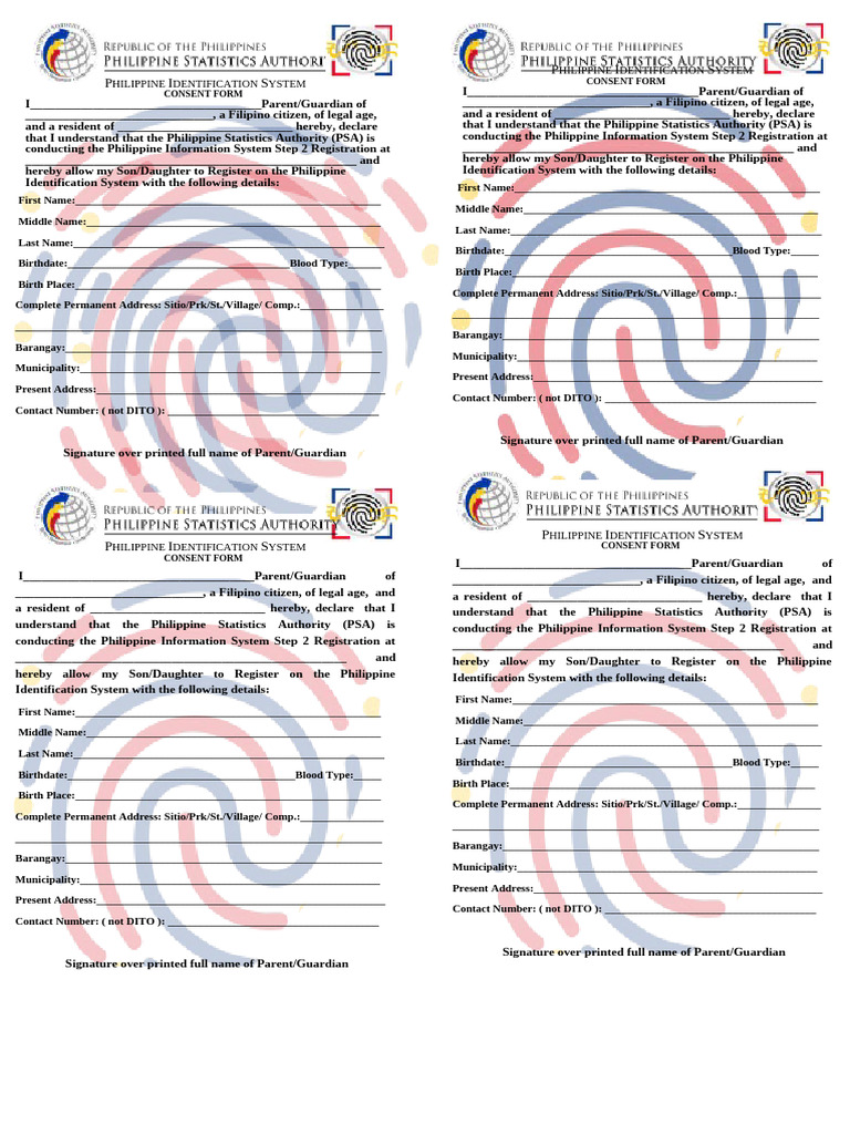 Parents Consent Form 2024 | PDF | Government Information | Access Control