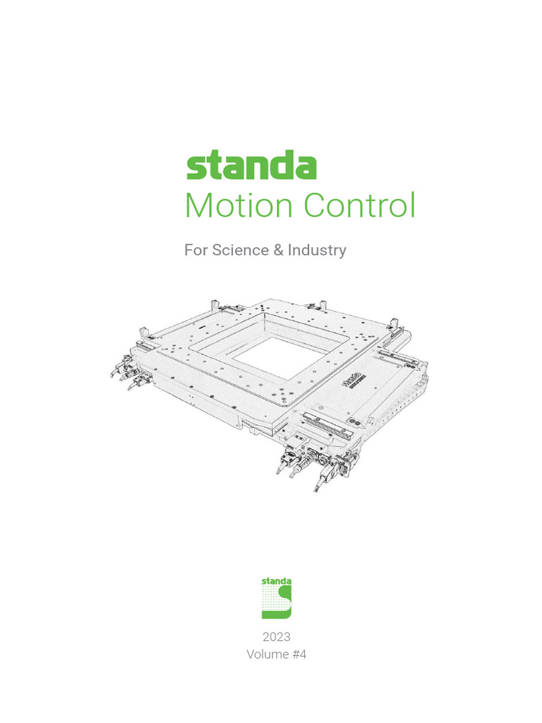 Standa Motion Control 2023 | PDF | Power Supply | Alternating Current