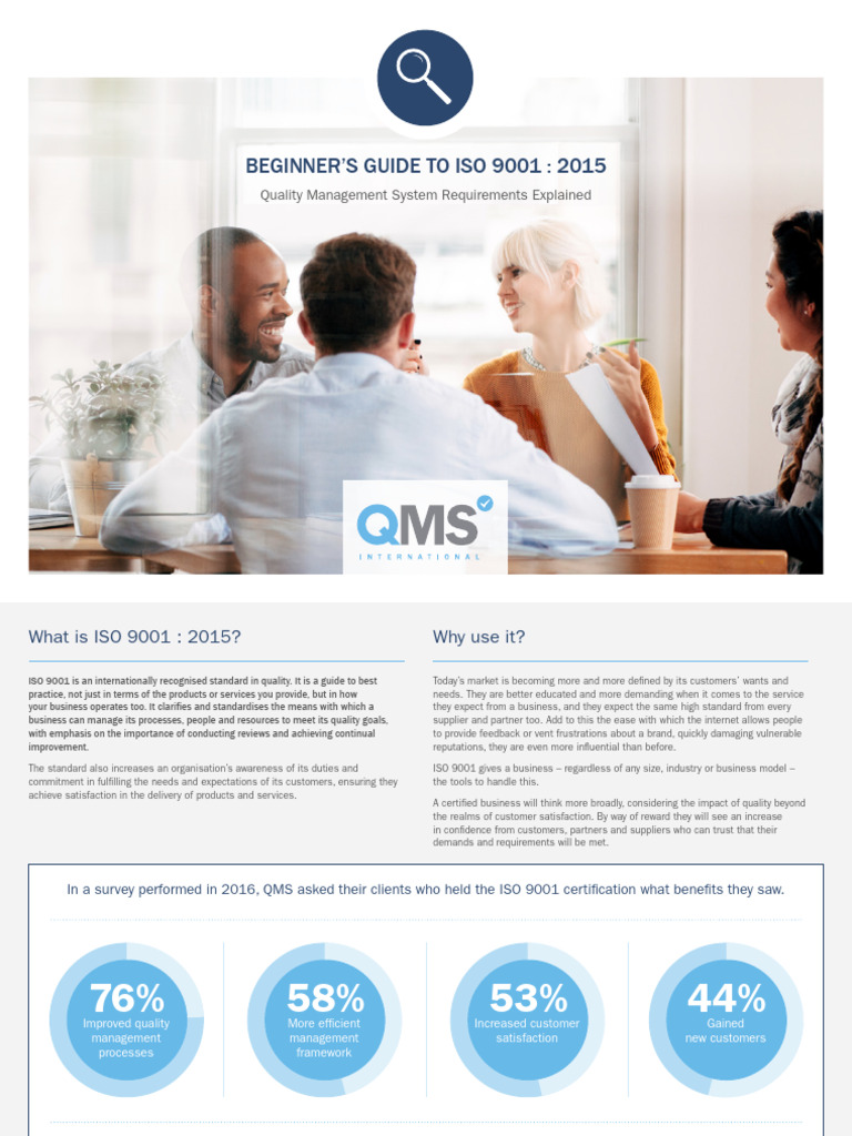 Beginner's Guide to ISO 9001:2015 | PDF | Iso 9000 | Quality Management ...