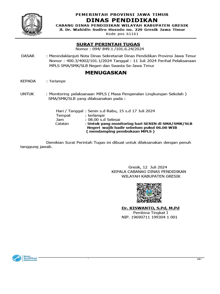 SPT MPLS Sma SMK SLB 2024 | PDF