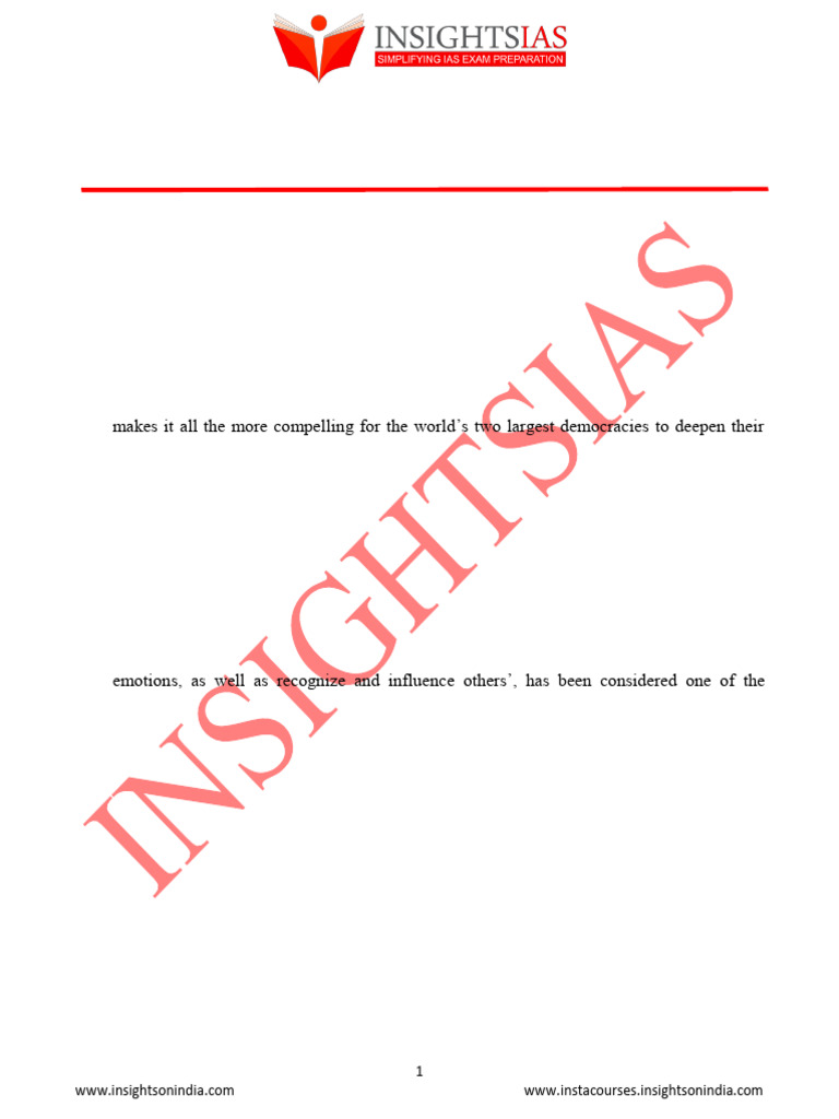 IAS Exam Questions for 2023 | PDF