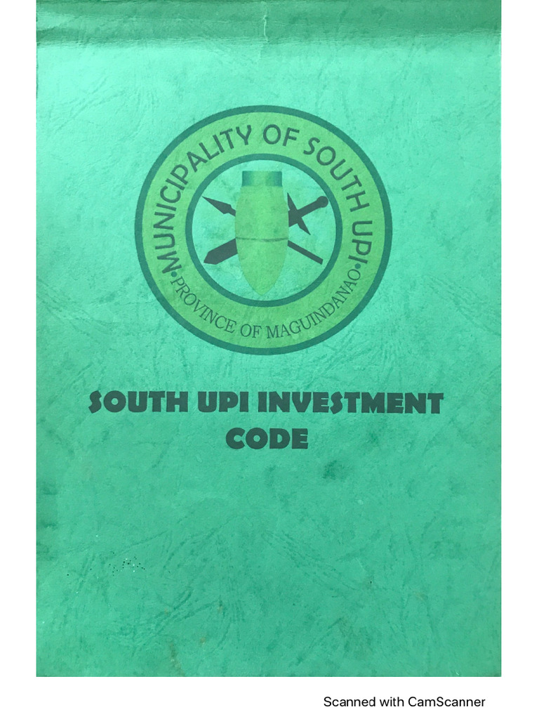 SOUTH UPI-Local Investment Code | PDF