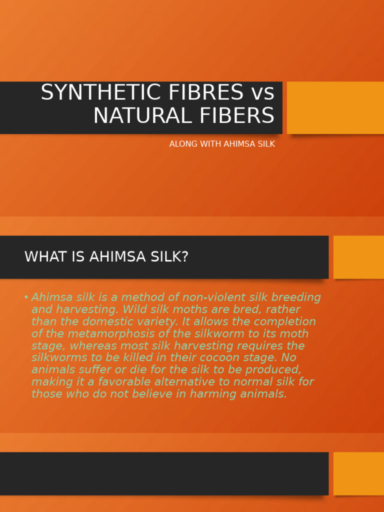 Synthetic Fibres Vs Natural Fibers | PDF