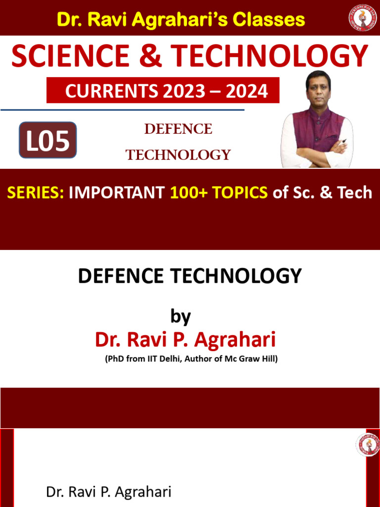 L05. CURRENTS SC & Tech - DEFENCE TECHNOLOGY | PDF | Cruise Missile | Missile