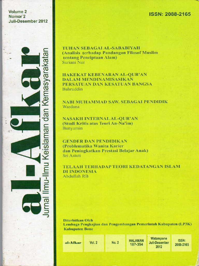 Al-Afkar - Nabi Muhammad SBG Pendidik | PDF