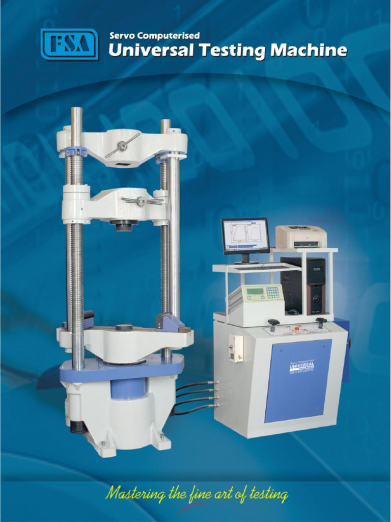 Computerised Universal Testing Machine (TUE-C), Capacity - 100-2000 KN ...