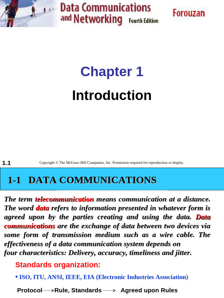 Introduction To Data Communications, Networks, and Internet Protocols | PDF | Computer Network ...