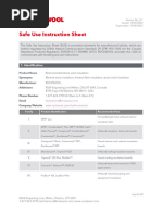 Rockwool MSDS | PDF | Sodium | Firefighting