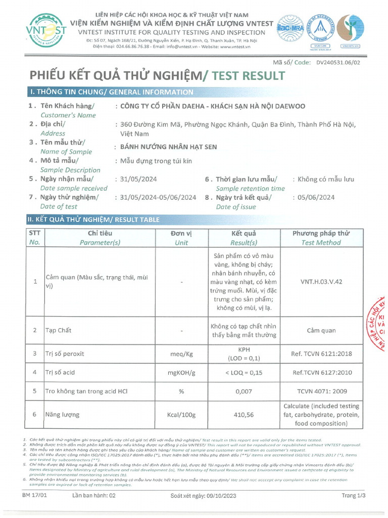 Bánh Nư NG Nhân H T Sen | PDF