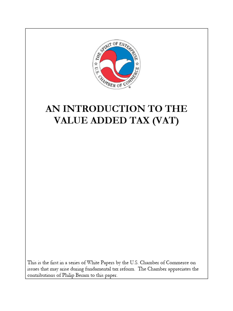 vat_paper_4_25_2010 | PDF | Value Added Tax | Taxes