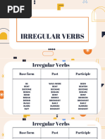 80 Irregular Verbs Song | PDF