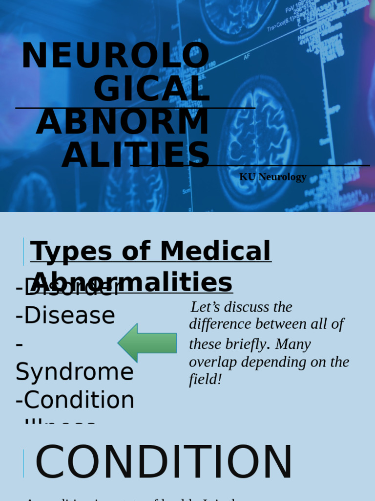 Neurological Abnormalities KU | PDF | Mental Disorder | Schizophrenia