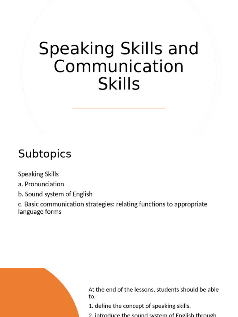 Enhancing English Speaking Skills | PDF | Stress (Linguistics ...