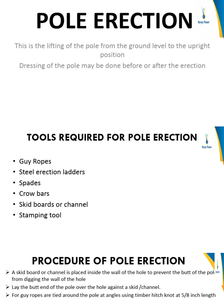 Pole Erection | PDF