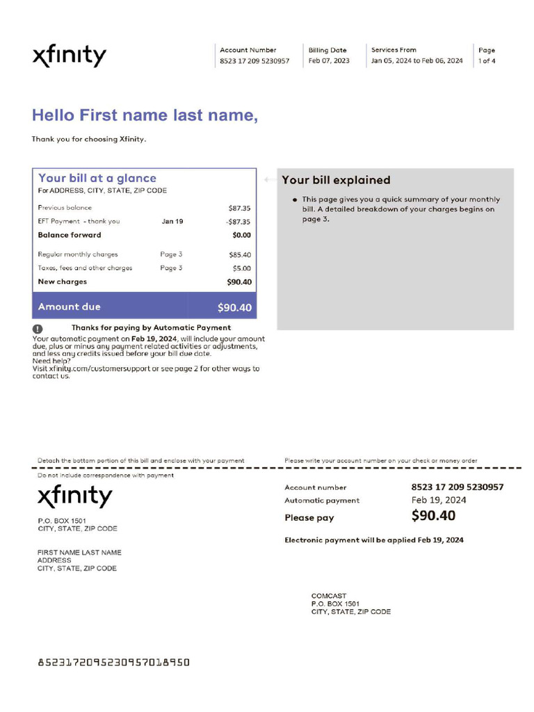 Xfinity 1 Compressed | PDF