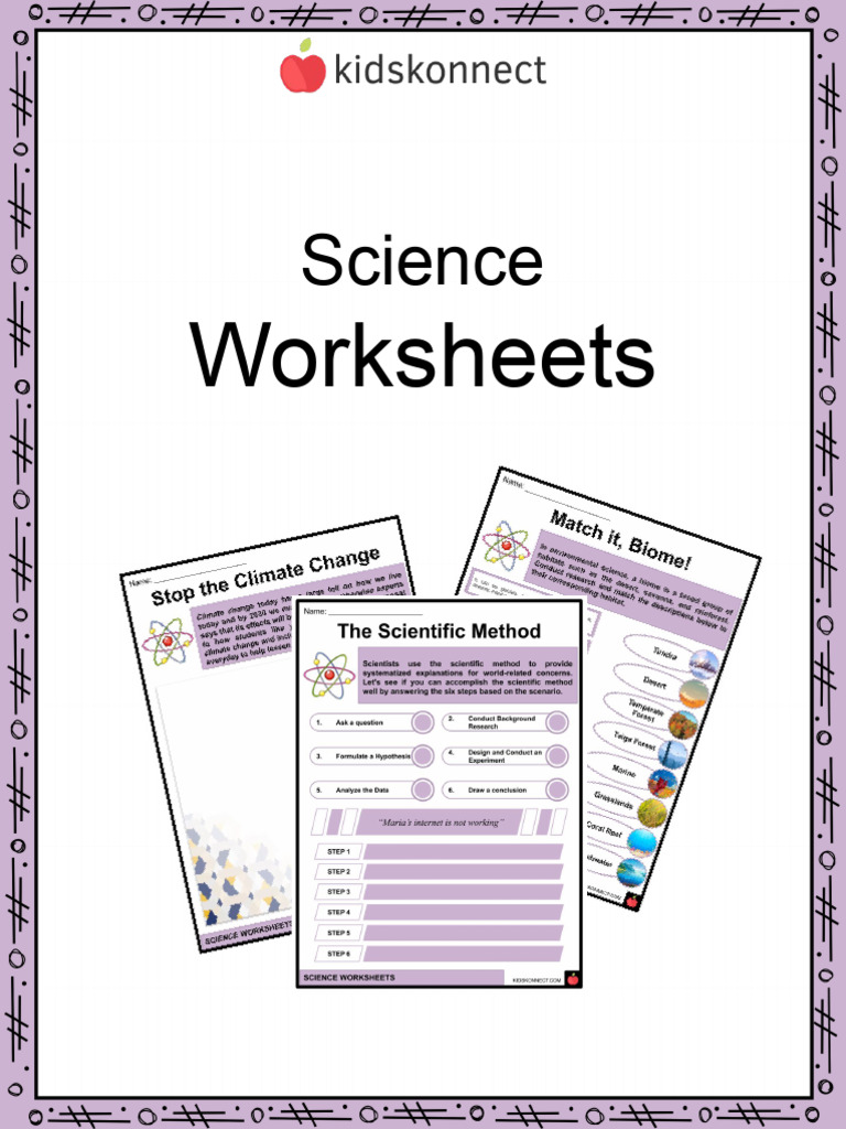 Science Worksheets Sample | PDF | Chemistry | Earth Sciences