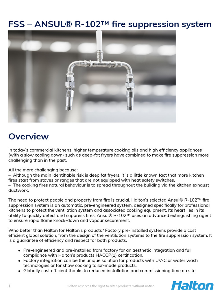 FSS-Ansul System_en | PDF | Firefighting | Fires