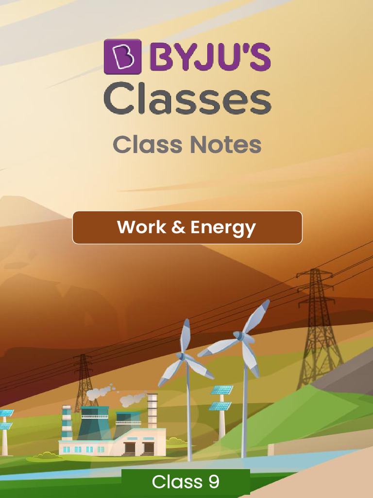 CBSE G+09 Work+and+Energy EIQ | PDF | Force | Kinetic Energy