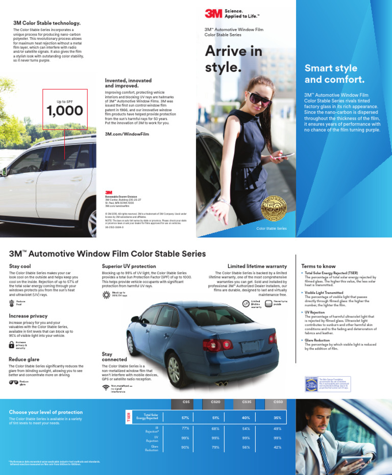 3M Color Stable Brochure | PDF | Ultraviolet