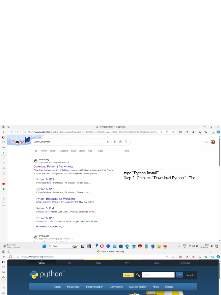 03 - Installation Python-30.7.24 | PDF