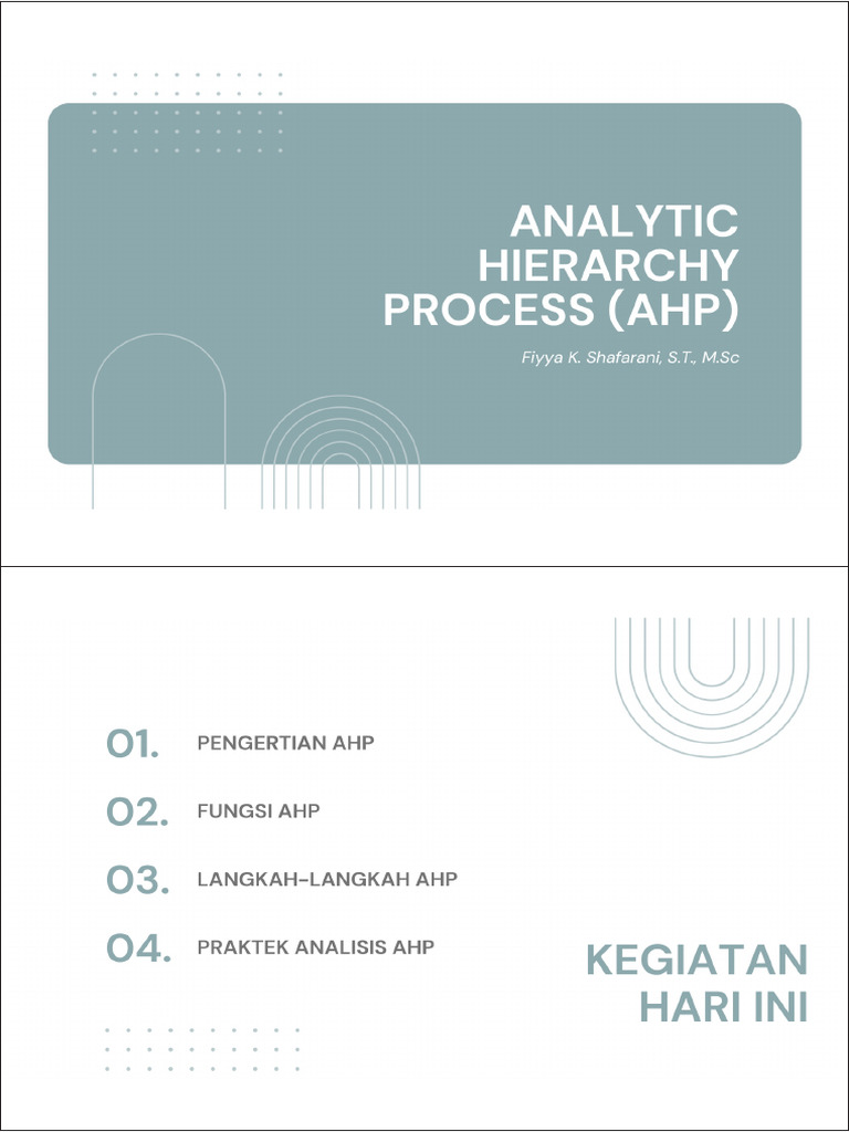 Ahp | PDF