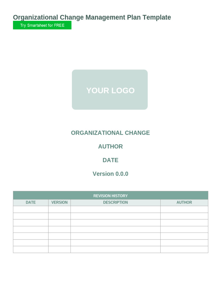 IC Organizational Change Management Plan 8759 | PDF | Change Management ...