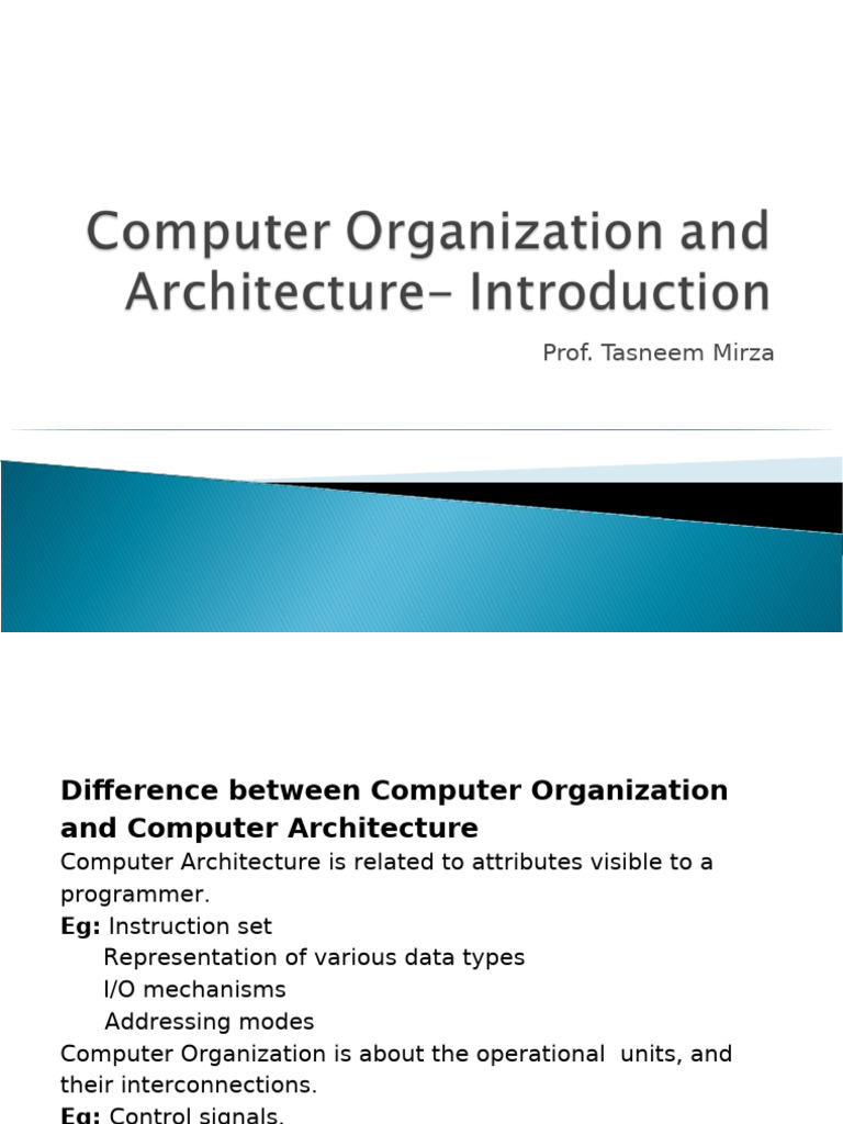 Intro To COA Ans Von Neumann | PDF | Central Processing Unit | Input/Output