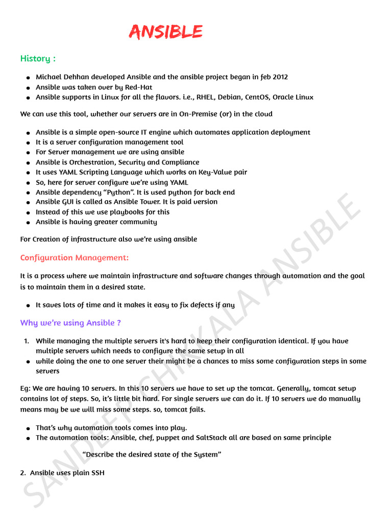 Ansible | PDF | Web Server | Internet & Web