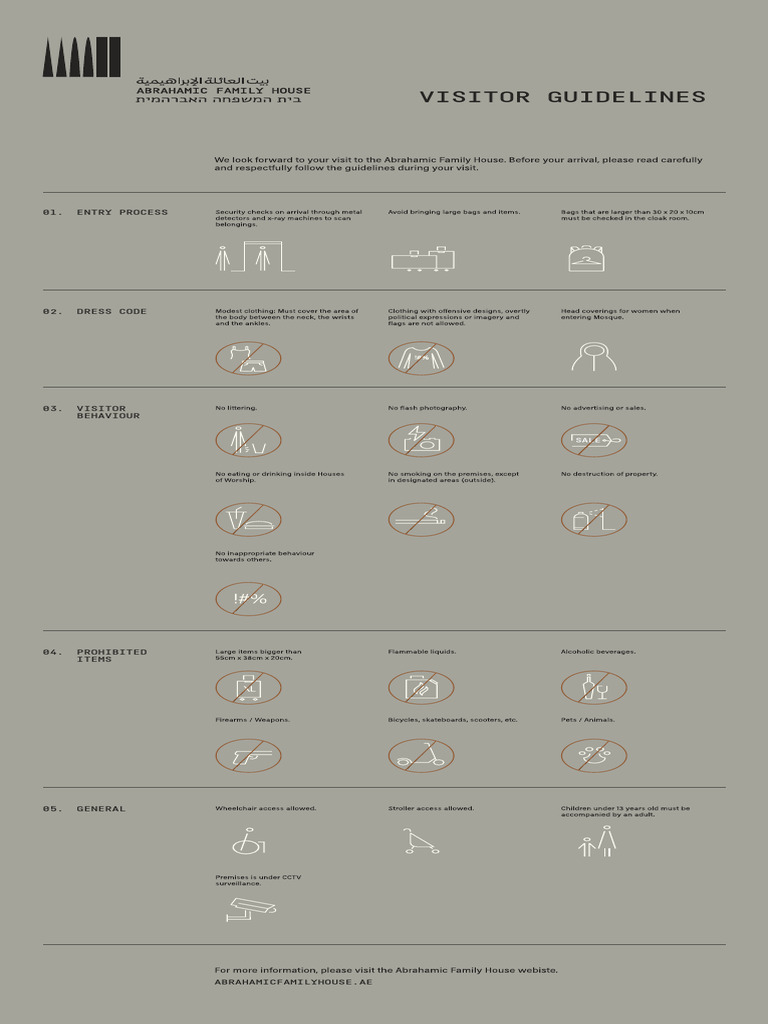 Visitor Guidelines | PDF