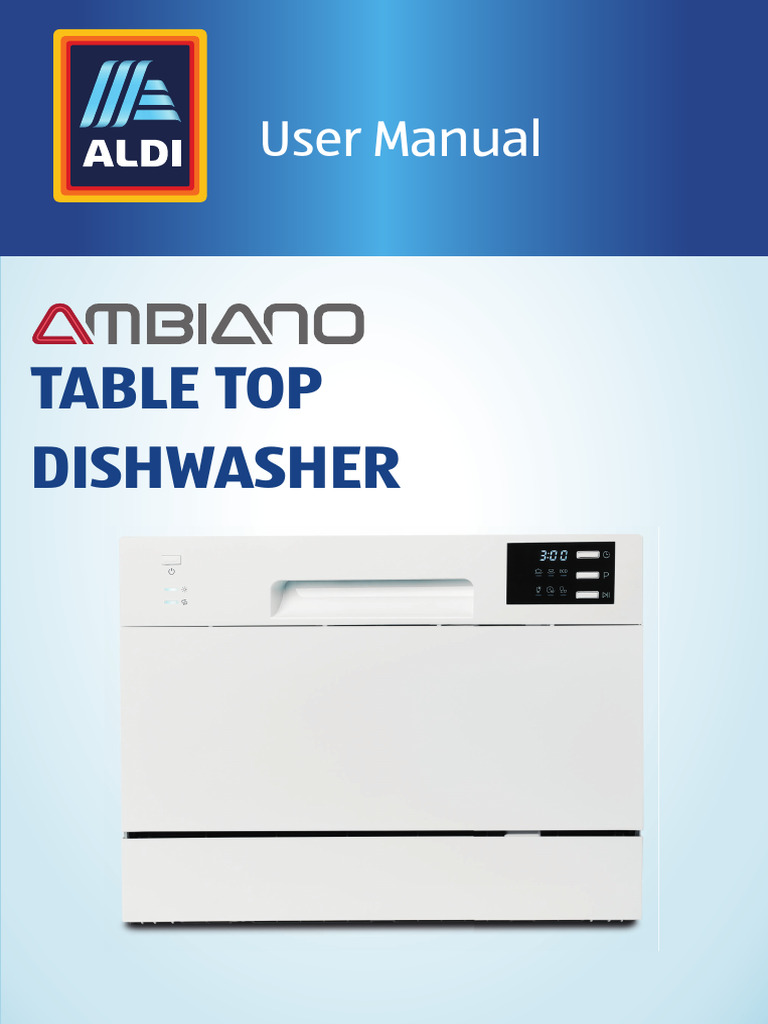 Ambiano Manual | PDF | Dishwasher | Tableware