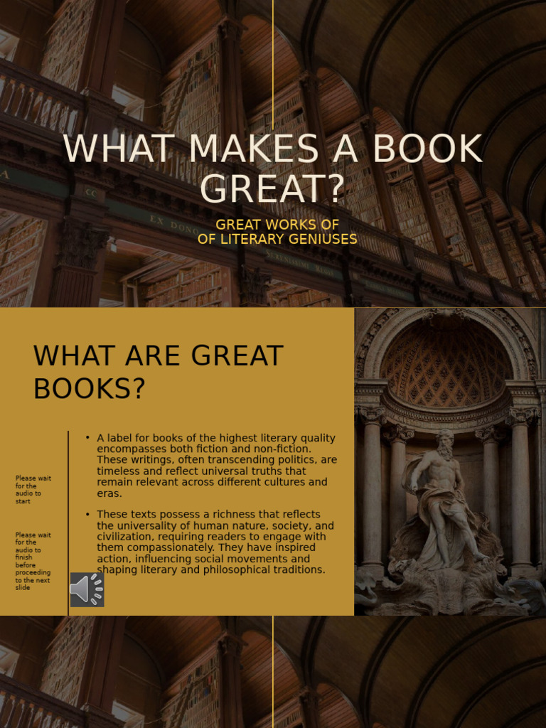 What Makes A Book Great | PDF | Literacy | Liberal Arts Education
