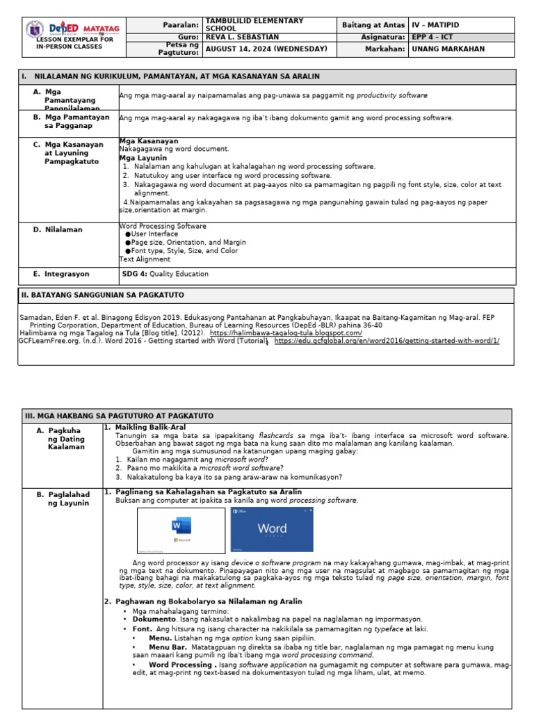 Day 1 - Epp-Week-3 | PDF