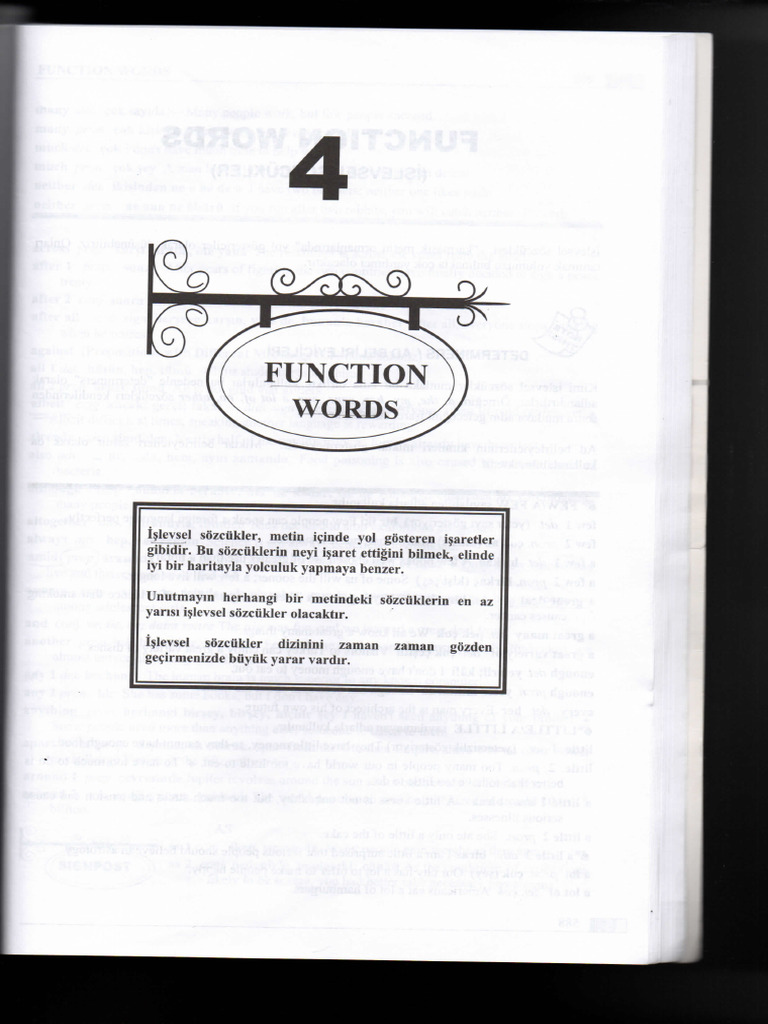 YDS 1 Function Words | PDF