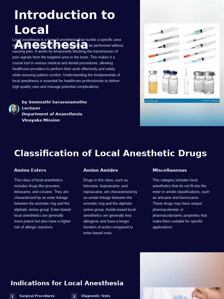 Local Anaesthesia | PDF | Anesthesia | Dose (Biochemistry)